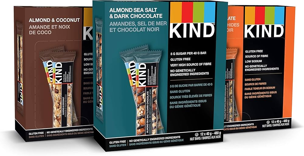 Snack Bar Variety Pack - 36 x 40 g - Kind Llc - Restaurant and Foodser ...